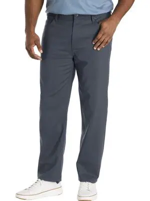 Perry Ellis Big & Tall 5-pocket Stretch Chino Pants - Magnet