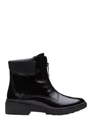 Clarks Calla Zip Boots - Black