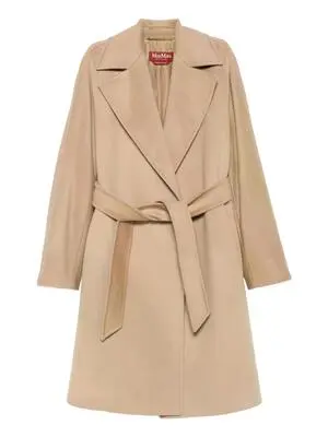 Max Mara Virgin-wool Trench Coat - Neutrals