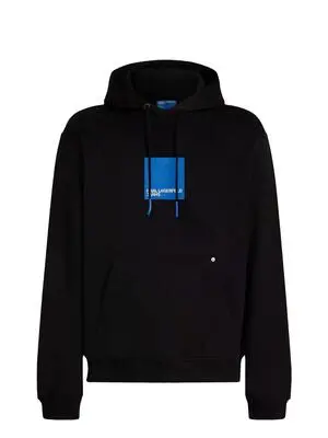 Karl Lagerfeld Box-logo Hoodie - Black