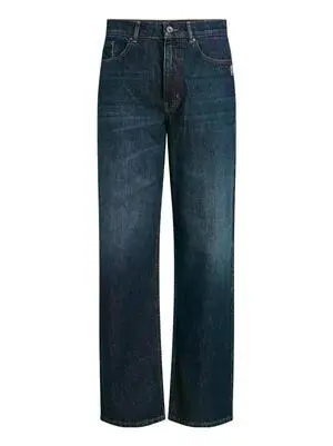 Karl Lagerfeld Logo-patch Jeans - Blue