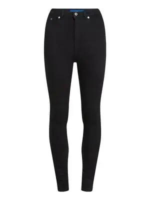 Karl Lagerfeld High-rise Skinny Jeans - Black