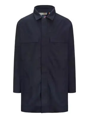 K-WAY Cotton-blend Coat - Blue
