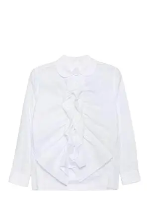 COMME DES GARÇONS TAO Ruffle Shirt - White