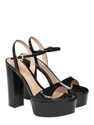 GIANVITO ROSSI Marlena Sandals - Black Leather