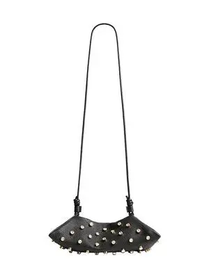 Altuzarra Origami Studs Mini Bag - Black/crystal