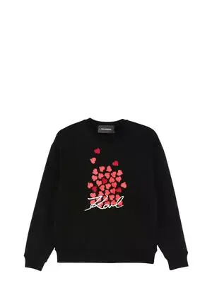 Karl Lagerfeld Organic Cotton Sweatshirt - Black