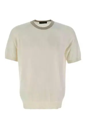 GRAN SASSO Organic Cotton T-shirt - Neutrals