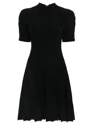 Maje Fine-knit Mini Dress - Black