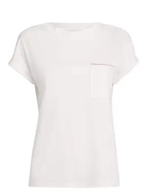 Eleventy Cotton Chest-pocket T-shirt - White
