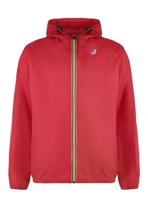 K-WAY Le Vrai 4.0 Claude Hooded Jacket - Red
