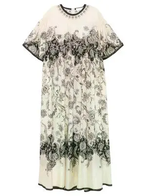 Zimmermann Paisley-print Maxi Dress - Neutrals
