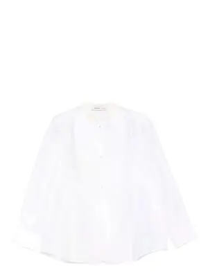Carven Satin Shirt - White