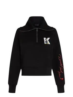 Karl Lagerfeld X Disney Cotton-blend Sweatshirt - Black
