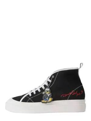 Karl Lagerfeld X Disney High-top Sneakers - Black