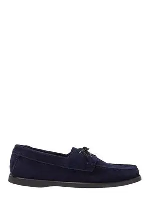 SAMAN AMEL City Moc Suede Boat Shoes - Blue