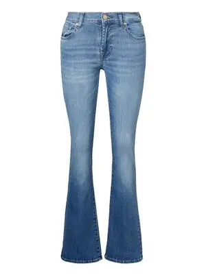 7 For All Mankind Mid-rise Bootcut Jeans - Blue