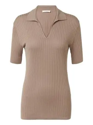 THE ROW Kaiomi Polo Shirt Beige