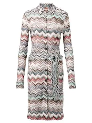Missoni Zigzag Shirt Dress - Multicoloured