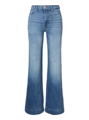 7 For All Mankind Modern Dojo Wide-leg Jeans - Blue