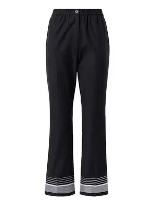 JOSEPH Tottenham Cropped Straight Pants - Black