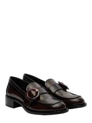 PRADA Sienna Leather Loafers