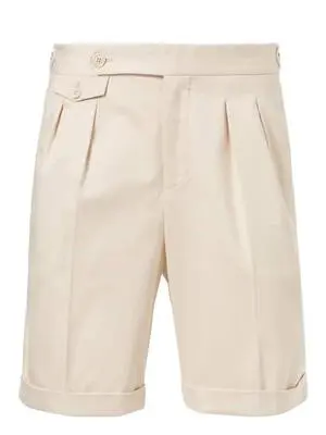 Brunello Cucinelli Cotton Bermuda Shorts - Beige