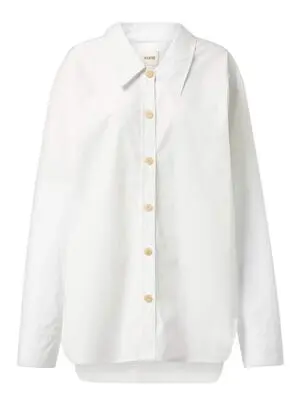 Khaite Herschel Cotton Shirt - White