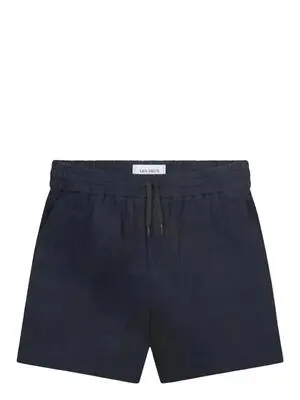 LES DEUX Cotton Shorts - Blue