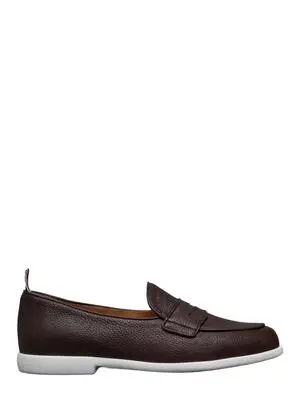 Thom Browne Varsity Penny Loafers - Brown