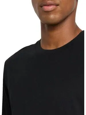 FRAME Apos;s Light Cotton T-shirt - Black