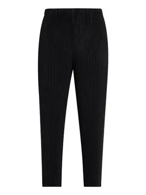 Issey Miyake Pleated Flat-front Pants - Black