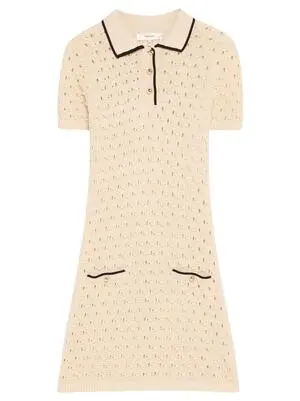 FRAME The Bauble Mini Dress - Cream