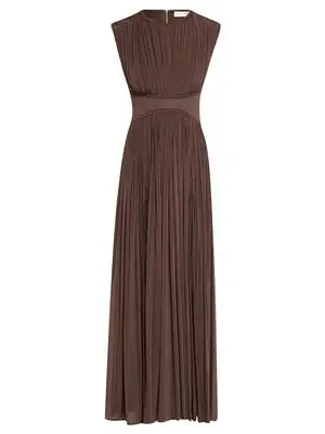 Zimmermann Illuminate Column Dress Chocolate