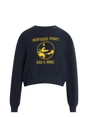 Rag & Bone Montauk Crewneck Sweatshirt - Navy