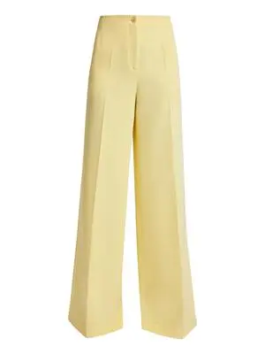 Santorelli Lily Wide-leg Techno Crepe Pants - Chamomile