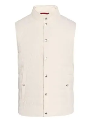 Brunello Cucinelli Water-resistant Down Vest - White