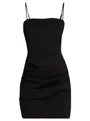 A.L.C. Mya Sleeveless Draped Mini Dress - Black