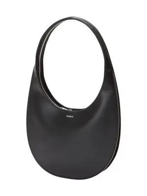 Coperni Swipe Double-Gusset Shoulder Bag Black