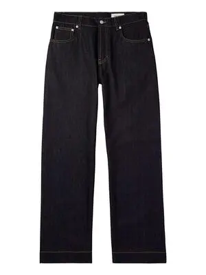 Alexander McQueen Straight-Leg Jeans Midnight Blue
