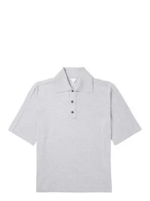 Bottega Veneta Wool Polo Shirt - Gray