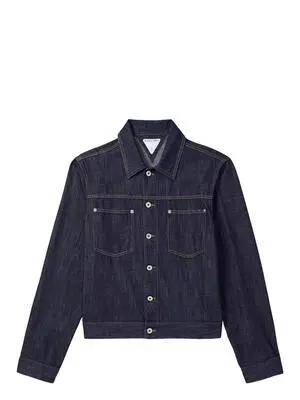 Bottega Veneta Denim Trucker Jacket - Blue
