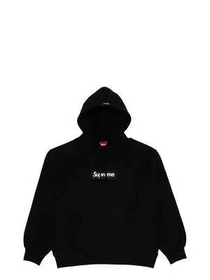 Supreme Box Logo Hooded Sweatshirt - Black