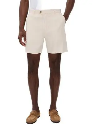 Marine Layer Lightweight Stretch Twill Shorts - Natural