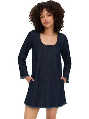 ALIGNE Lucas Denim Mini Dress - Indigo