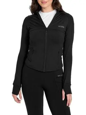 Guess Margo Long Sleeve Active Sweatshirt - Jet Black
