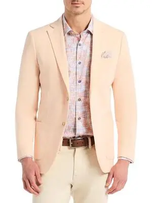 Robert Graham Rayburn Cotton Stretch Seersucker Sport Coat - Light Orange