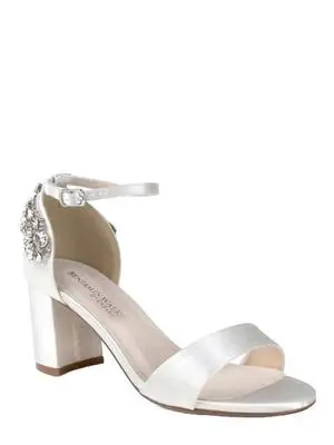 TOUCH UPS Olivia Ankle Strap Sandal - White