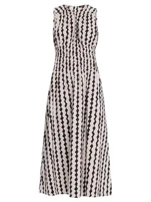 Rails Ilona Midi Dress - Ivory Shibori