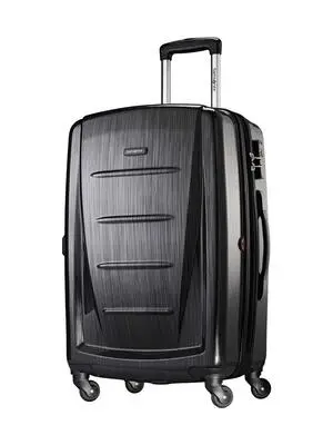 SAMSONITE Winfield 2 Medium Checked Hardside Expandable Luggage With Spinner Wheels - Brushed Anthracite
